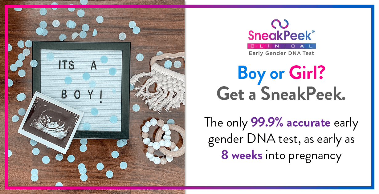 SneakPeek – Early Gender DNA Testing – Love At First Sight 3D